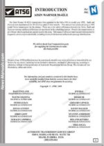 Atsg Transmission Models 50 42Le Technical Manual