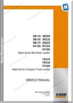 Case Skidsteers Sr220 Central America Service Manual