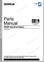 Caterpillar 3056E Industrial Engine Parts Manual