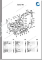 Caterpillar 345B-345Bl Track-Type Excavator Part Manual