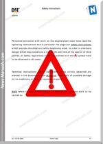 Caterpillar Engine Type Gcm34 Operation Instruccions