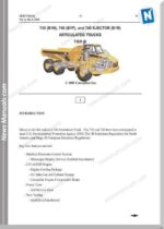 Caterpillar Service Training 735 740 Articulated Trucks