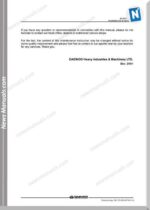 Doosan Engine Dv15 Tier-Ii Maintenance Manual