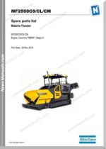 Dynapac Mf2500Cs Cl Cm Feeder Maintenance Manual