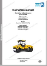 Dynapac Model 4200Cc,5200,6200 Operators Maintenance