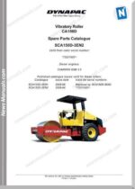 Dynapac Models Ca150 5 Parts Catalogue