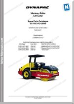 Dynapac Models Ca152Ad Parts Catalogue