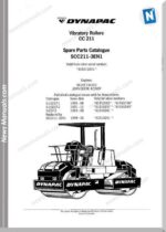 Dynapac Models Cc211 2 Parts Catalogue