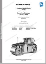 Dynapac Models Cc432 Parts Catalogue