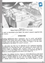 Ford 501 1960 Offset Tractor Owners Manual