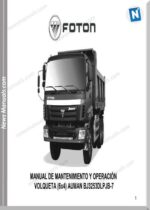 Foton Track Volqueta Auman (6X4) Parts Manual