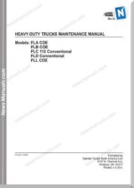 Freightliner Heavy-Duty Trucks Maintenance Manual