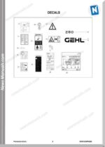 Gehl 280 All Wheel Steer Loader Parts Manual 918113D