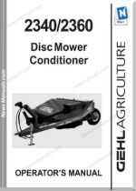 Gehl Agricultural 2340-2360 Round Baler Operator-Manual