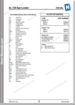 Gehl Al 730 Agri Loader Telescopic Loader Parts Manual