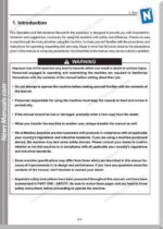 Gehl Compact Excavators Z45 Models Operator Manual