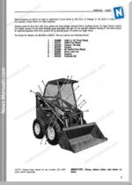 Gehl Hl2500 Skid Loader Parts Manual No. 901213