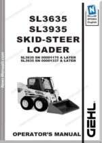Gehl Skid Loader 36 3935 Models Operator Manual