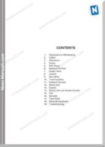 Hanix H22B Mini Excavator Service And Parts Manual