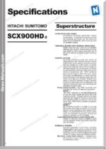 Hitachi Sumitomo Scx900Hd 2 Hydraulic Crawler Crane