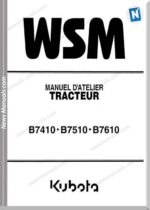 Kubota B7610 Series Workshop Manual