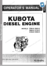 Kubota Z482 E Z602 E Operators Manual