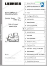Liebherr Crawler Dozers Pr712-Pr752-Service Manual