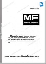 Massey Ferguson Mf 55 Wheel Loader Part Manual