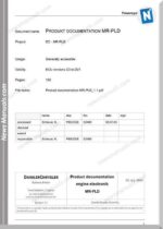 Mercedes Benz Mr Pld Engine Control In English