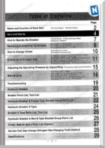 Takeuchi Tkb-3000, 3000S Hydraulic Breaker Parts Manual