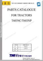 Tym T603Nc Np Models Parts Catalog