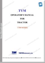 Tym T700 Models Operation Manual