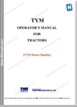 Tym T723Sp Models Operator Manual