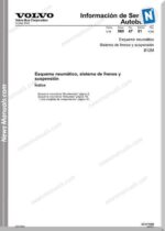 Volvo B12M Pneumatic Diagram Brake System Suspension