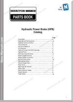 Wabco Hydraulic Power Brake Hpb Pc Parts Catalogue