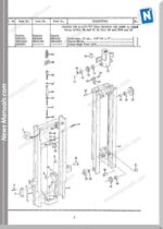 White Fork Lift Simplex Low Free Uprights Parts Catalog